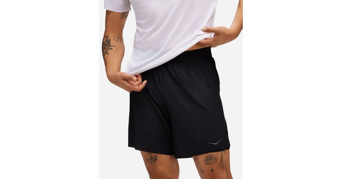 Hoka One One Glide 7'' Shorts 2in1 in Black for Men | Lyst UK