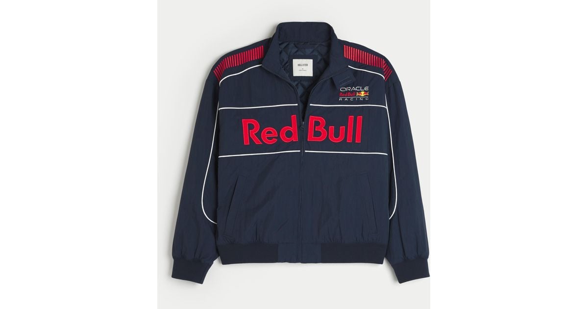 Hollister Oracle Red Bull Racing Graphic Track Jacket in Blue for Men ...