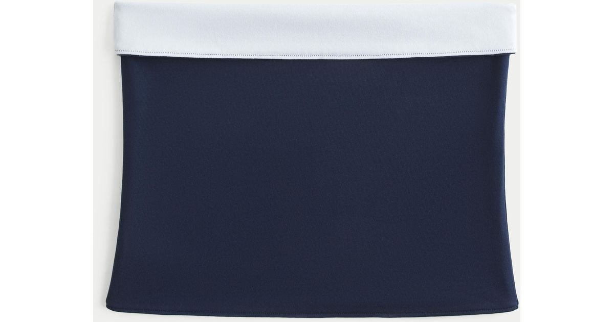 Hollister Taylor Seamless Fabric Reversible Tube Top in Blue | Lyst UK