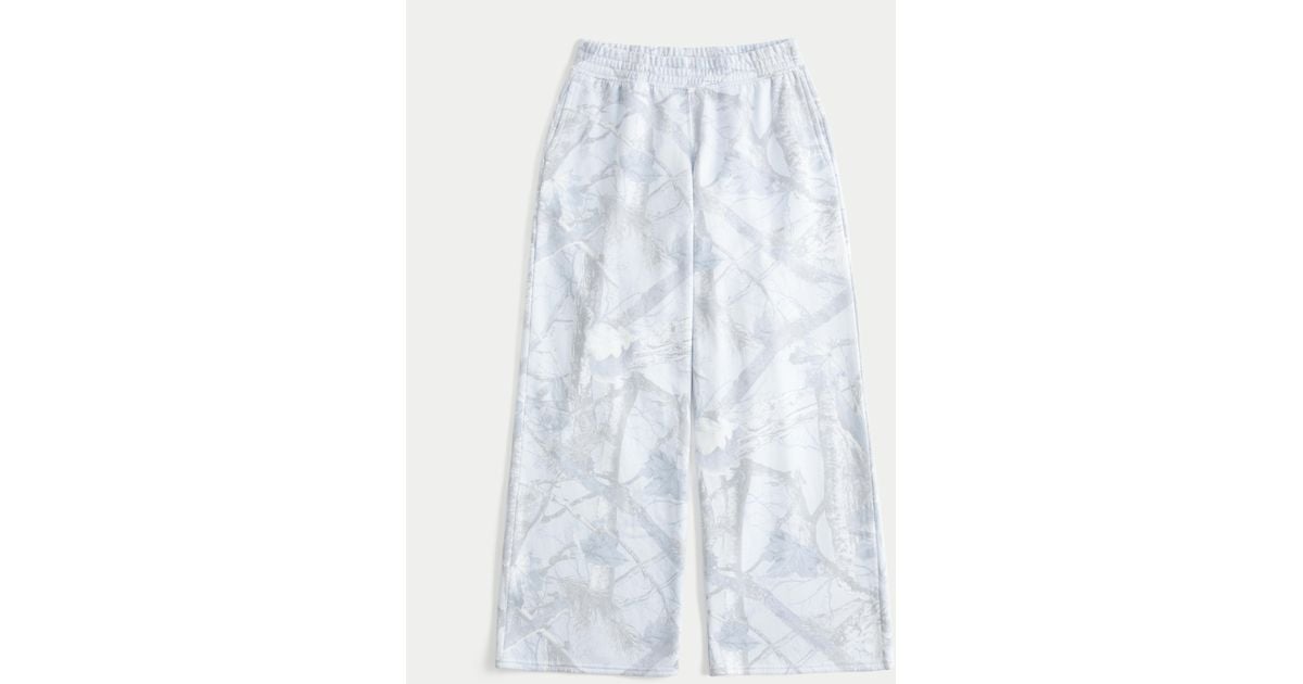 Hollister Blue Camo Baggy Sweatpants | Lyst UK
