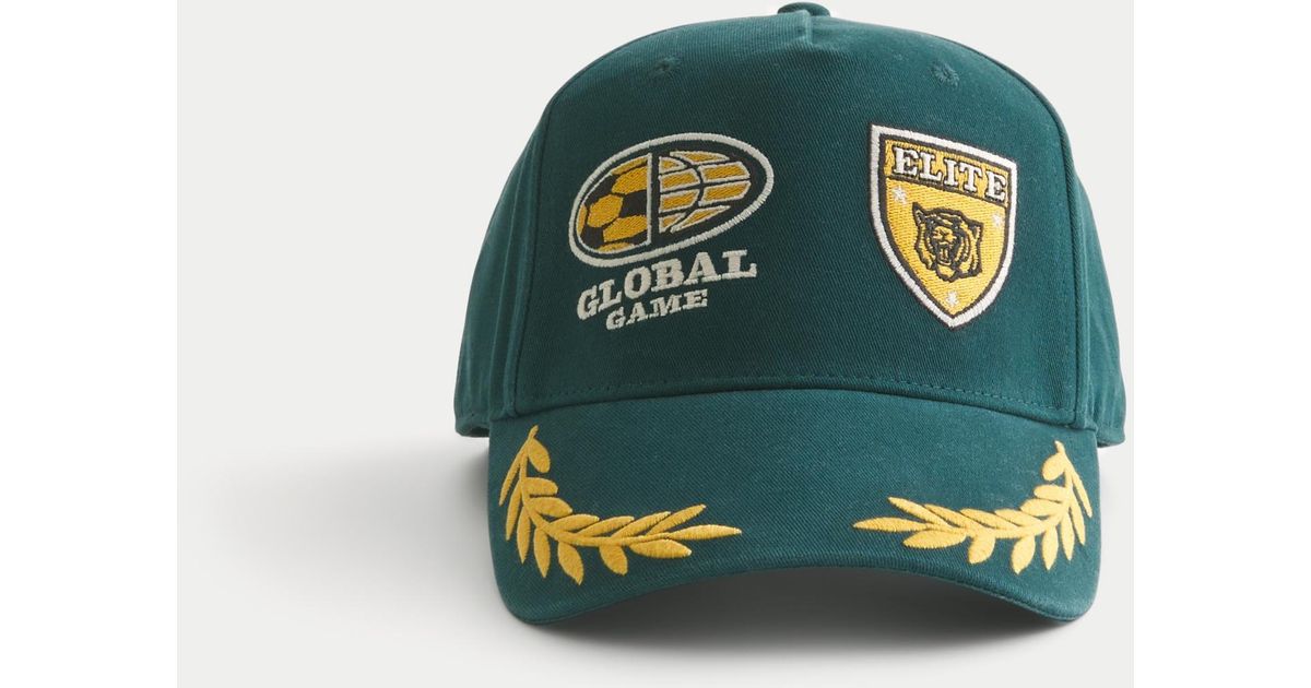 Hollister Global Game Graphic Baseball Hat in Blue for Men | Lyst UK
