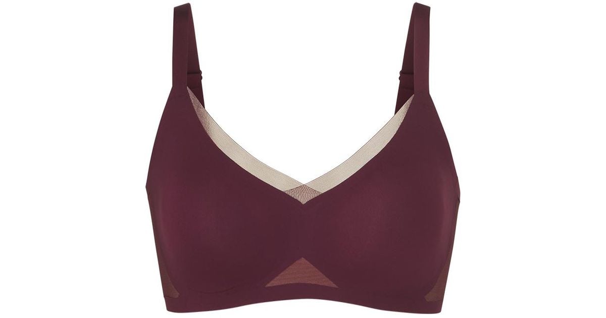 Honeylove Crossover Bra in Purple | Lyst