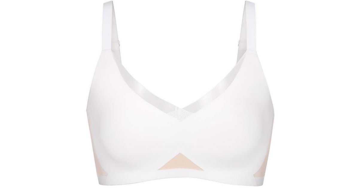 Honeylove Crossover Bra For in White | Lyst