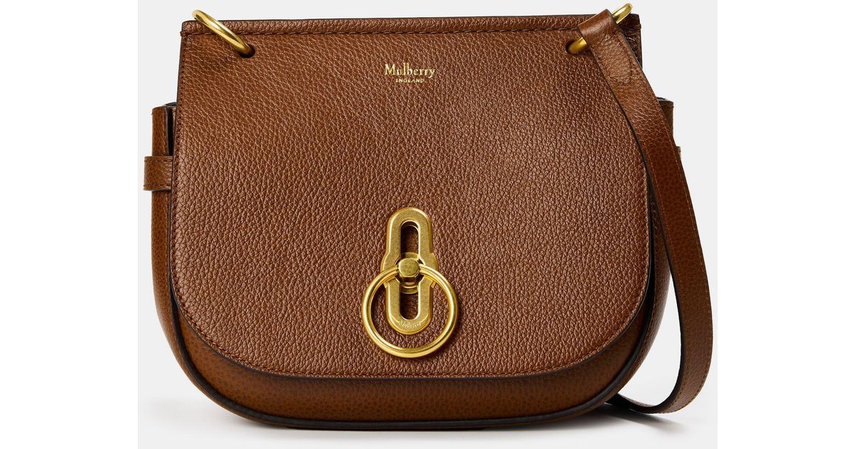 Mulberry Small Amberley Satchel in Brown | Lyst UK