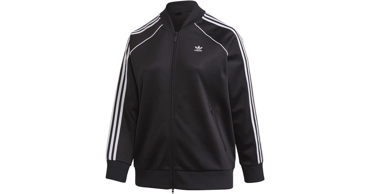 adidas Originals Tracksuit Top in Black | Lyst UK