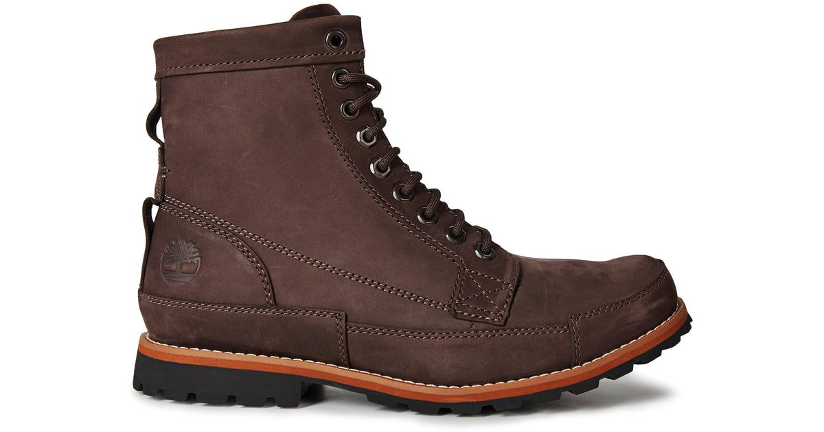 Timberland Lace-Up Hiker Rugged Boots in Brown for Men | Lyst UK