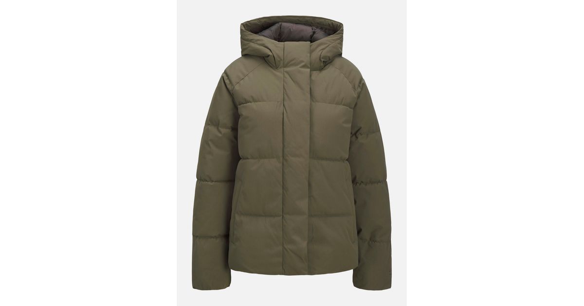 JJXX Global Puffer Jacket in Green | Lyst UK