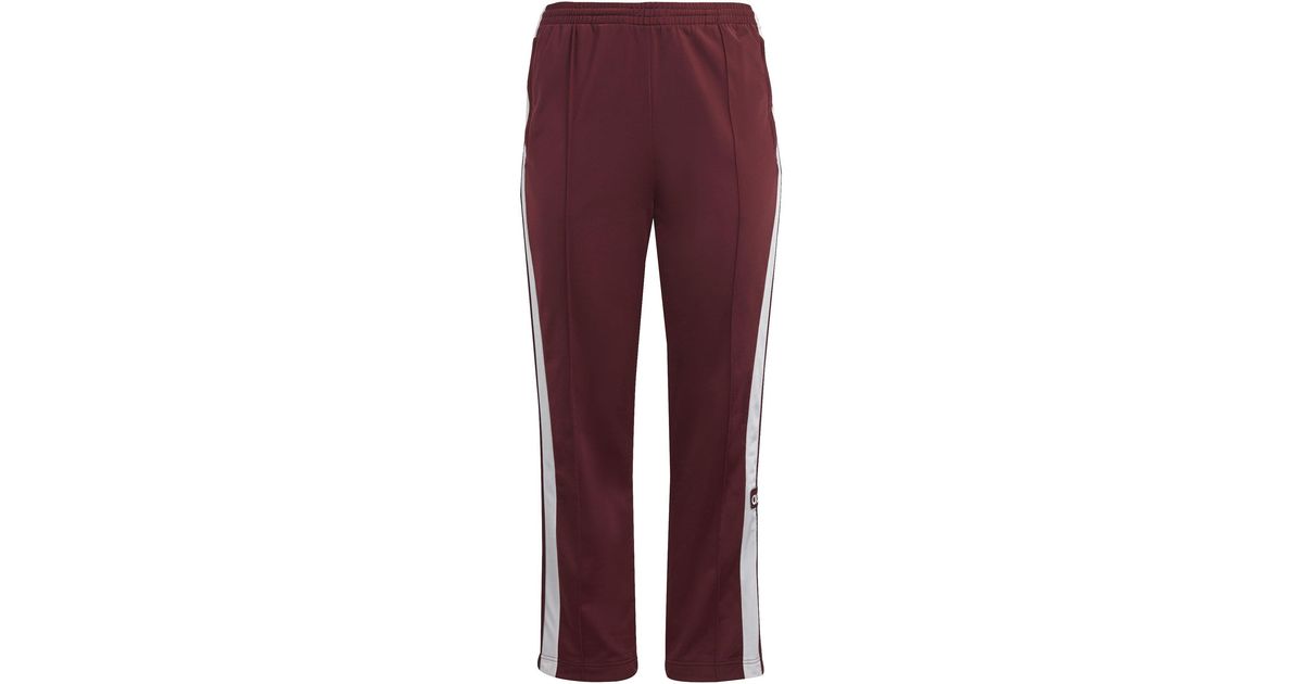 adidas Originals Adibreak Open Cuff Tracksuit Joggers in Red | Lyst UK
