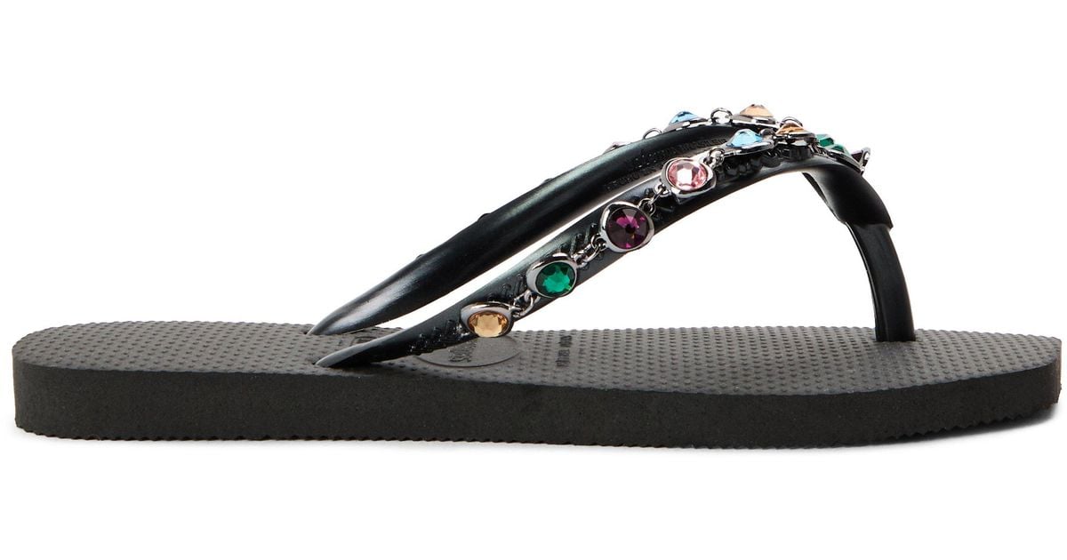 Havaianas Lxry Flp in Black | Lyst UK