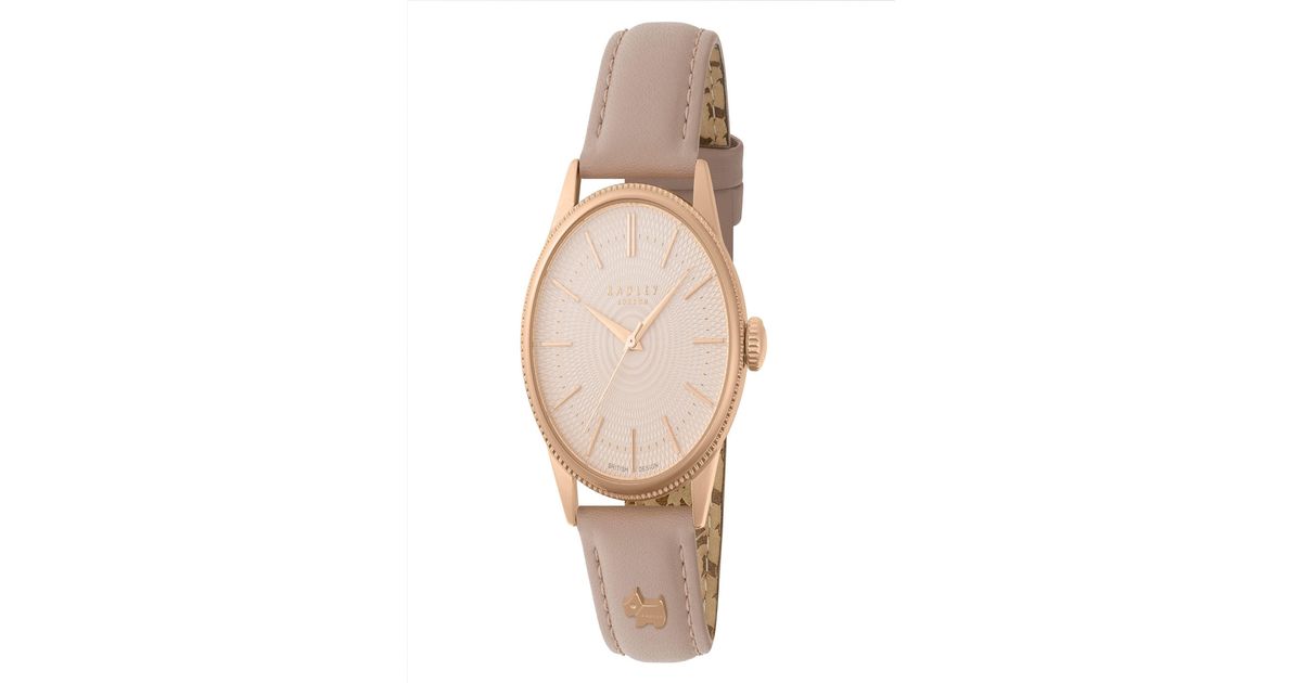 Radley Rose Plated Strap Watch in Natural | Lyst UK