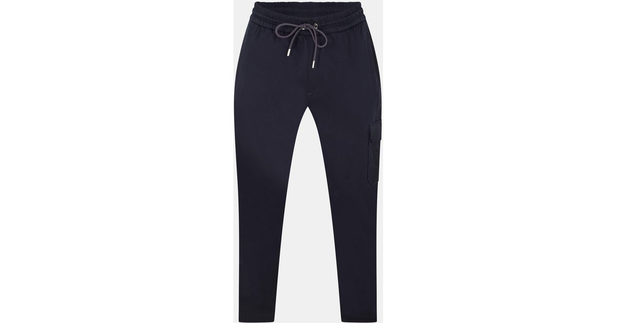 BOSS Lamont 65 Jogging Bottoms With Cargo Pocket Design in Blue for Men ...