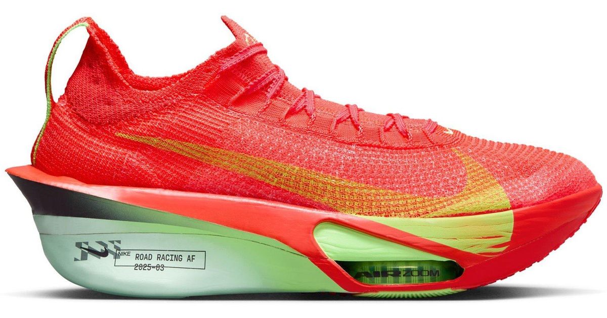 Nike Zoomx Alphafly 3 Running Shoes in Red for Men | Lyst UK