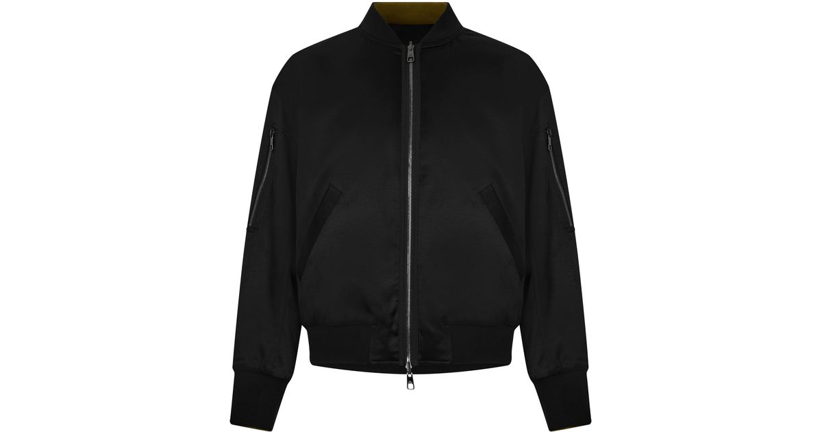 Neil Barrett Reversible Bomber Jacket in Black for Men | Lyst UK