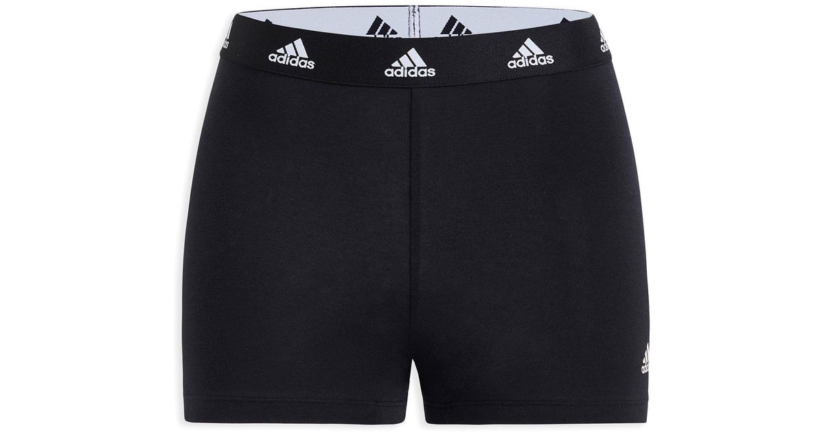 adidas Logo Underwear Shorts in Black | Lyst UK