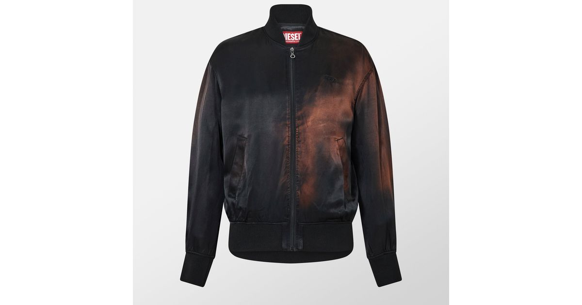 DIESEL Duffle Coat in Black for Men | Lyst UK