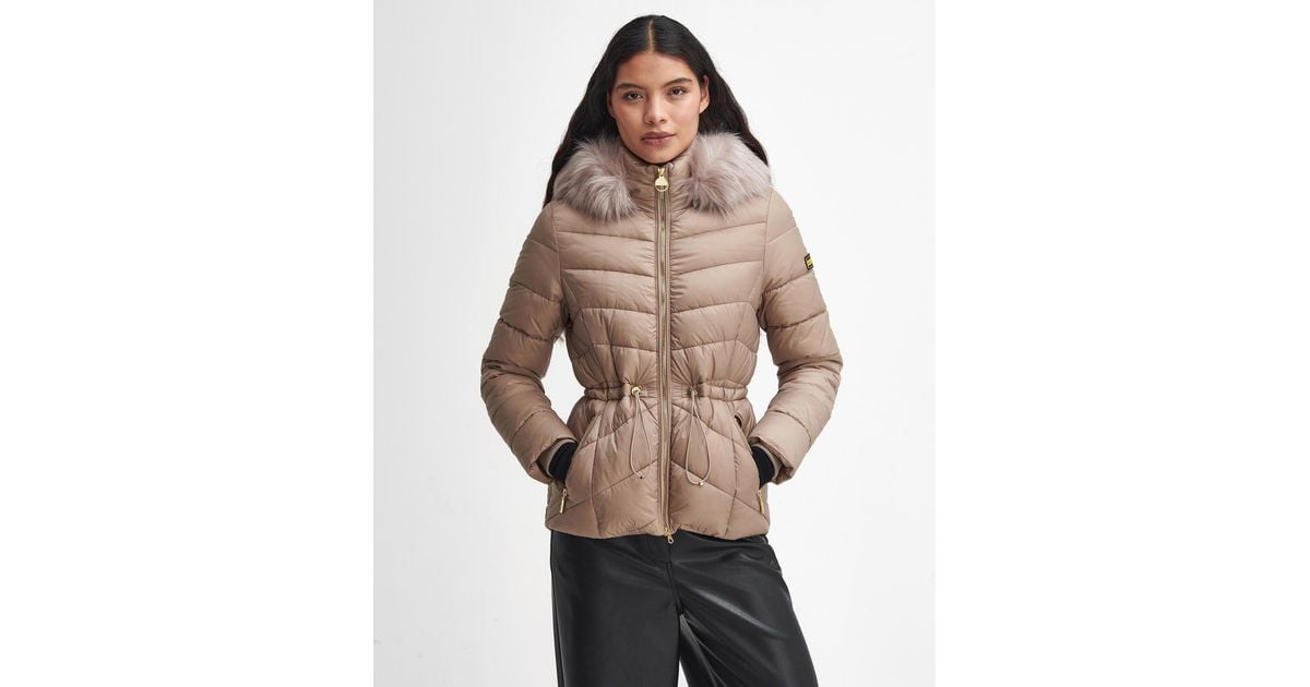 Barbour Island Quilted Jacket in Brown | Lyst UK