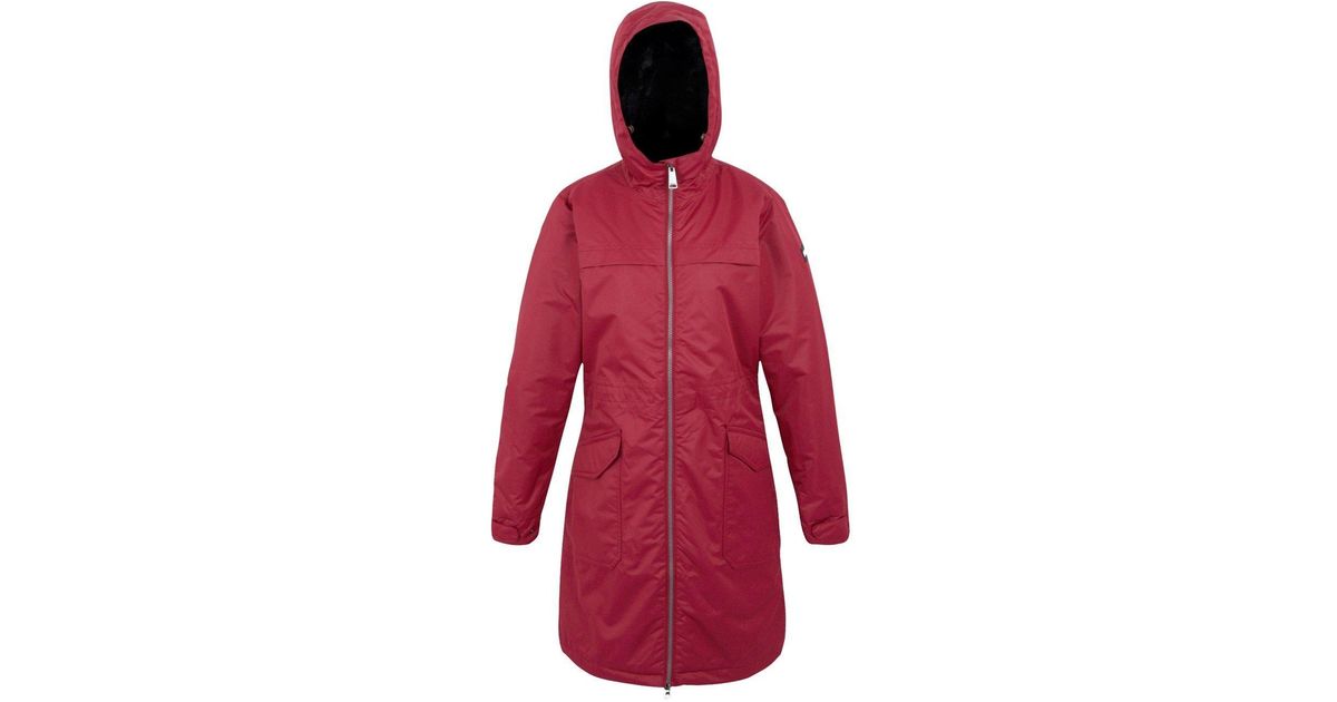 Regatta Romine Ii Waterproof Parka Jacket in Red | Lyst UK