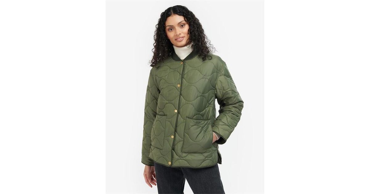 Barbour Heidi Quilted Jacket in Green | Lyst UK