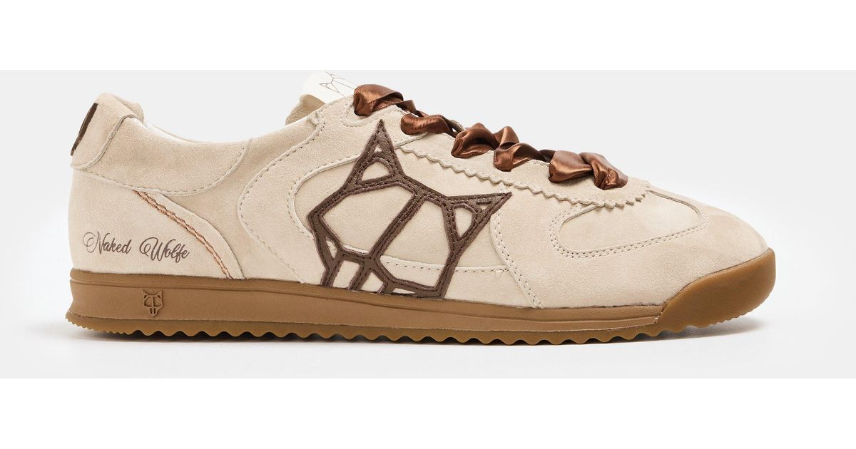 Naked Wolfe Exposure Trainer in Natural | Lyst UK