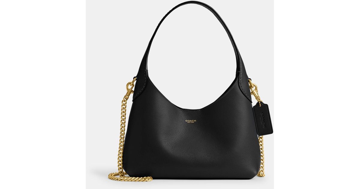 COACH Brooklyn Cross Body Bag in Black | Lyst UK