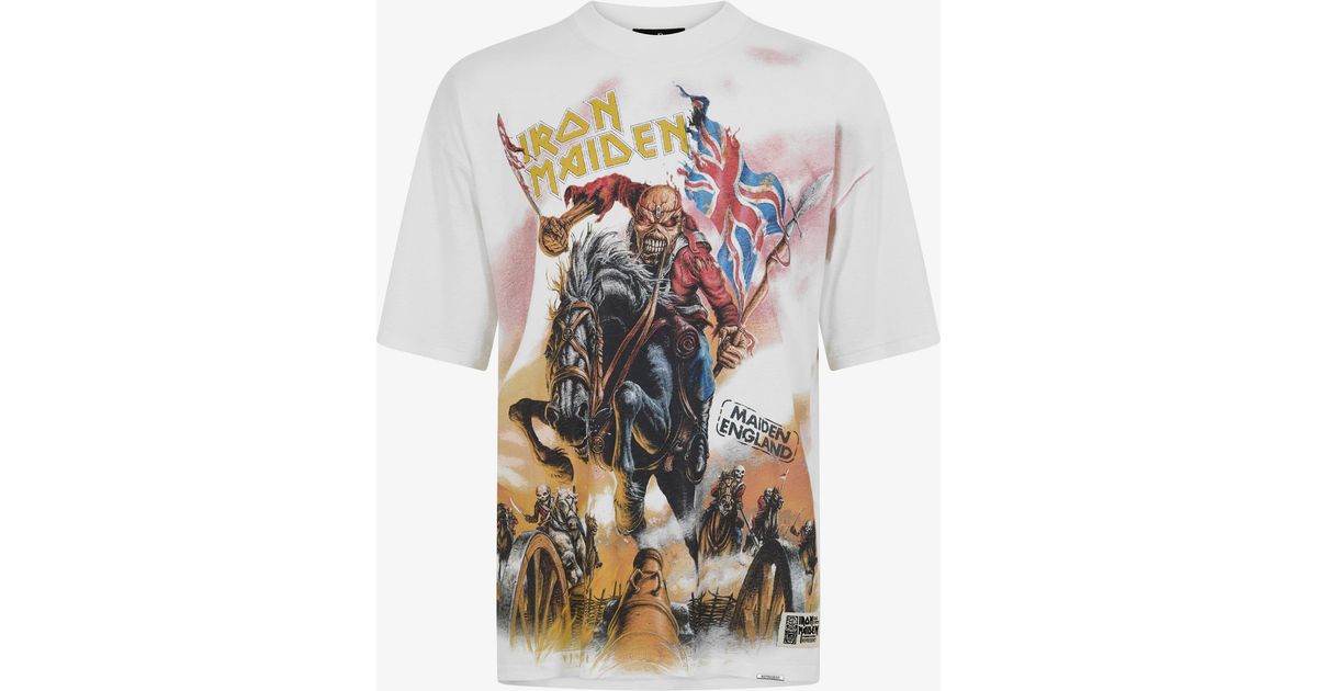Represent X Iron Maiden Bold Fashion Heavy Metal T-Shirt for Men | Lyst UK