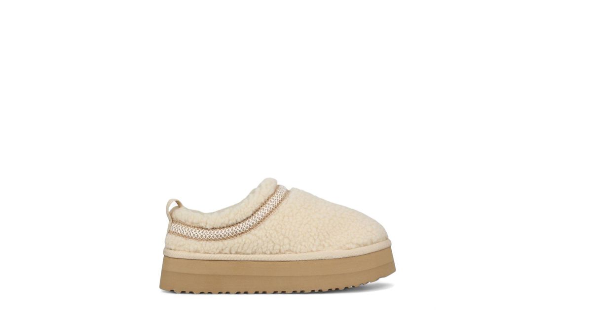Jack Wills Platform Slip-On Snug in Natural | Lyst UK