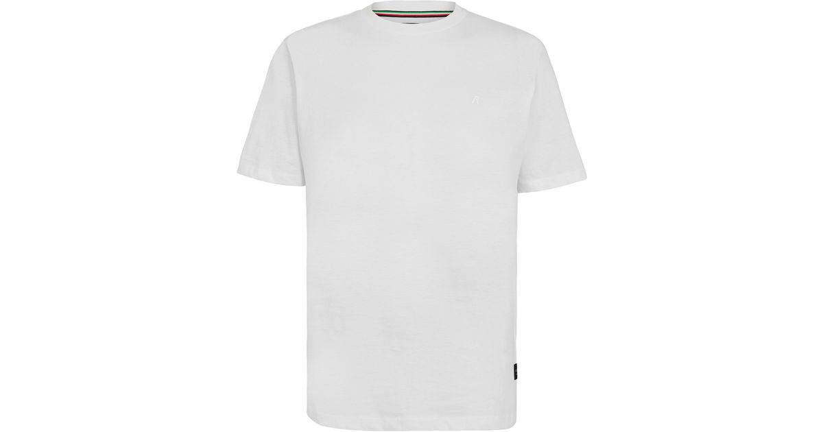 Replay Tonal R T-Shirt in White for Men | Lyst UK