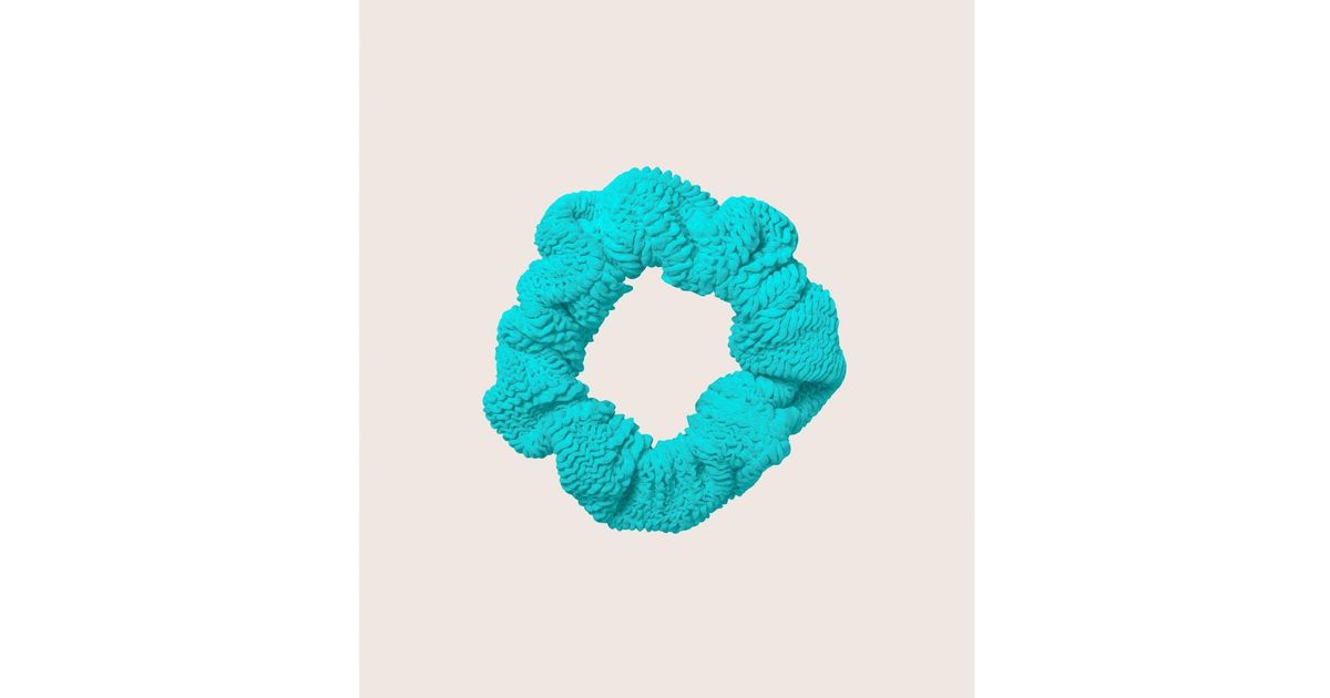 Hunza G Scrunchie in Blue | Lyst UK