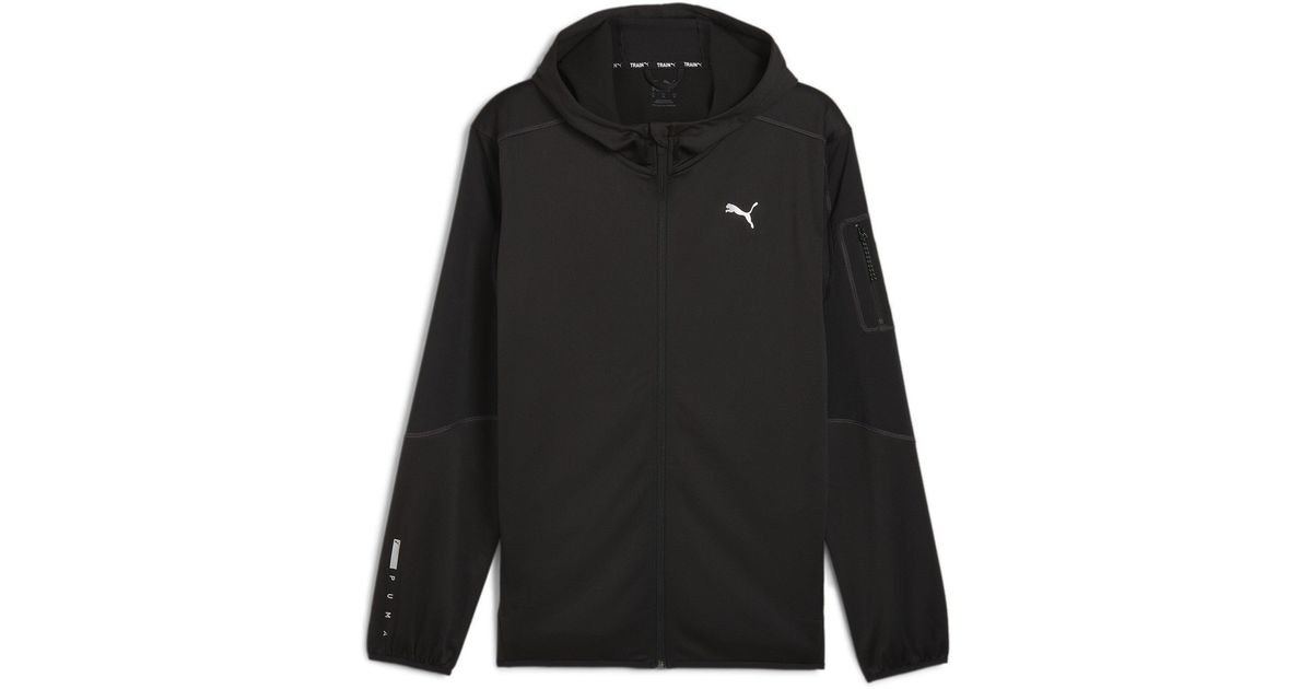 PUMA Flex Panelled Training Jacket in Black for Men | Lyst UK