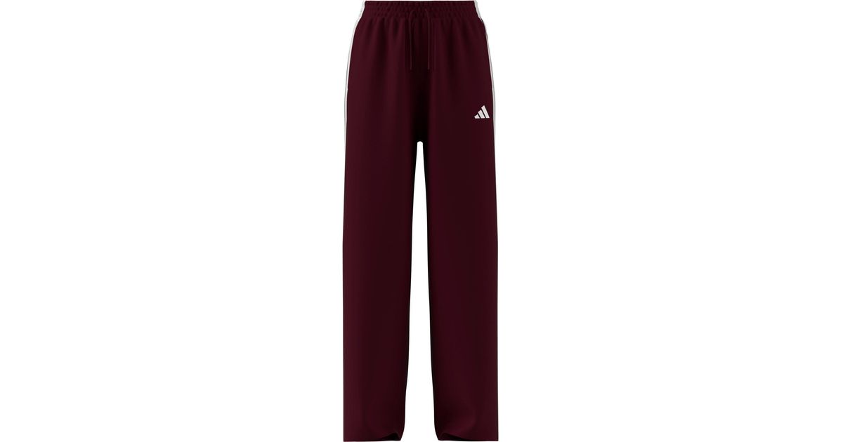 adidas Stadium 3-Stripes Track Pant in Red | Lyst UK