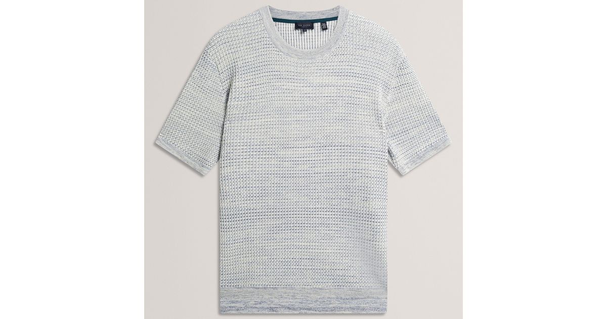 Ted Baker Ted Ssrelxfit Txkntt Sn62 in Grey for Men | Lyst UK