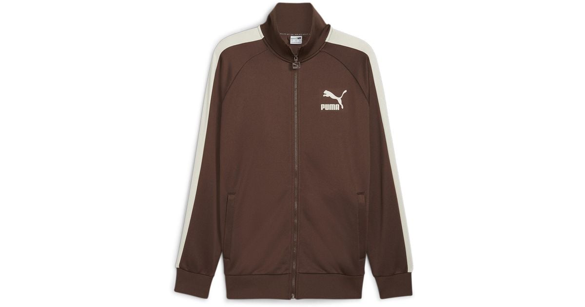 PUMA Iconic Closed Hem Poly Jogger in Brown for Men | Lyst UK