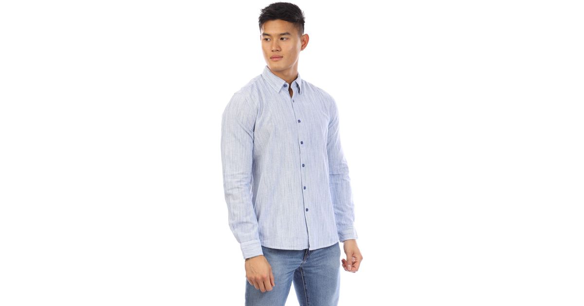 Peter Werth W Mallett Sht in Blue for Men | Lyst UK