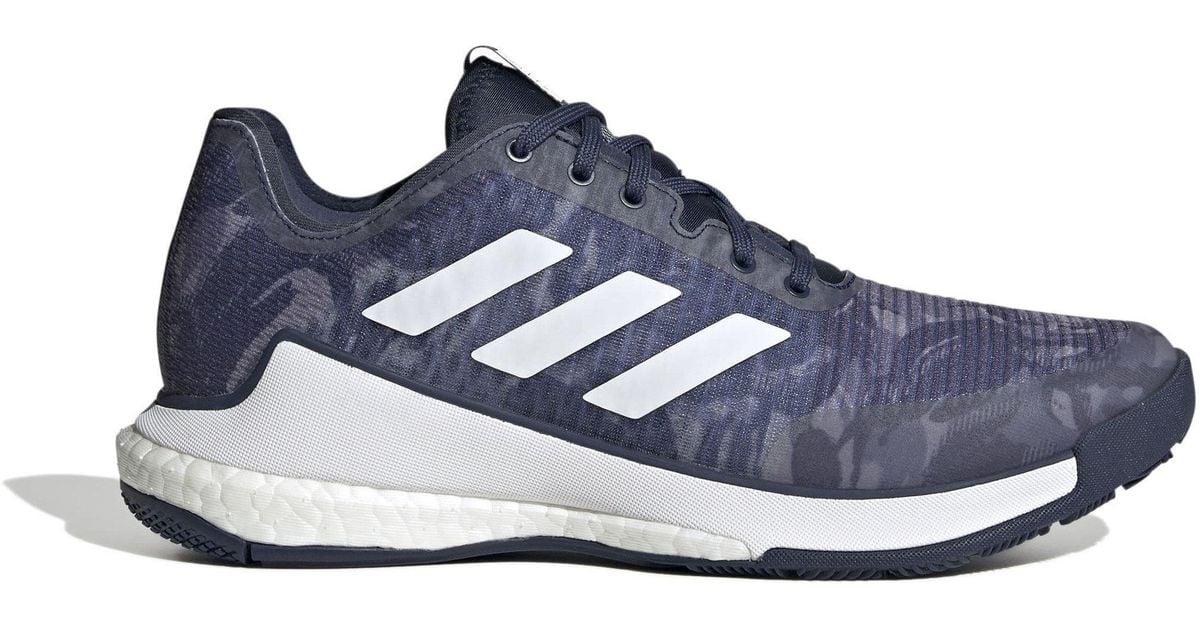 adidas Crazyflight Boost Netball Trainers in Blue | Lyst UK