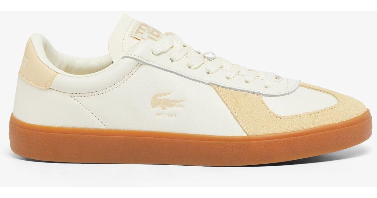 Lacoste Base Shot Pro Low-Top Trainers in White for Men | Lyst UK