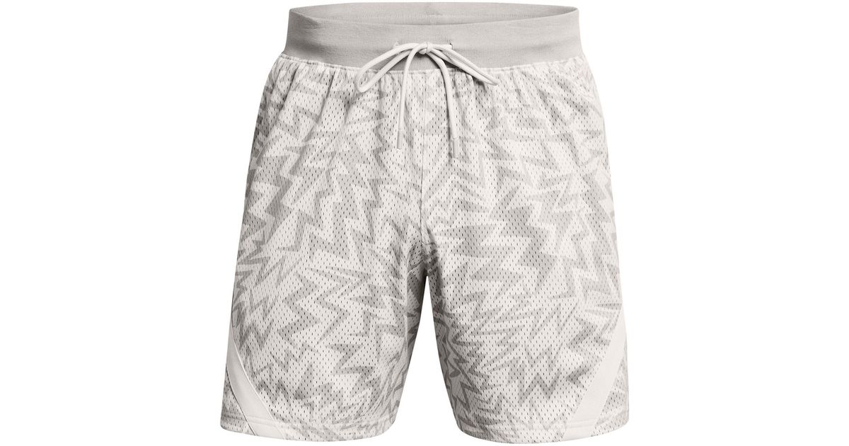 Under Armour Curry Mesh Performance Tracksuit Bottoms in Grey for Men ...