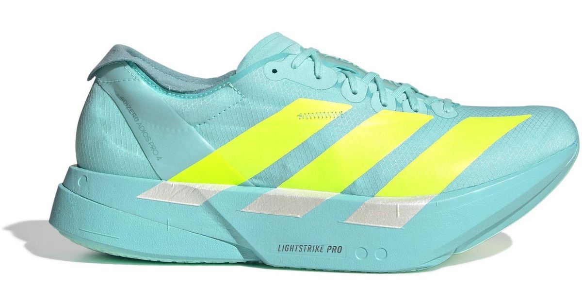 adidas Adizero Adios Pro 4 Shoes in Yellow for Men | Lyst UK