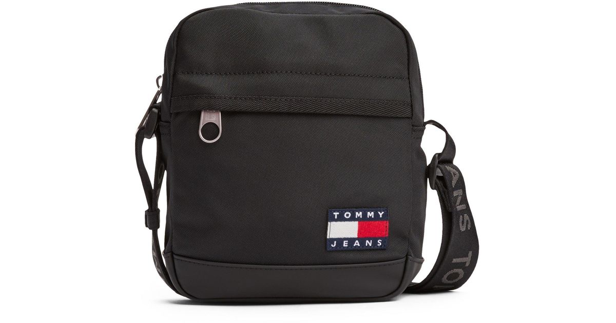 Tommy Hilfiger Essential Daily Reporter Bag in Black for Men | Lyst UK