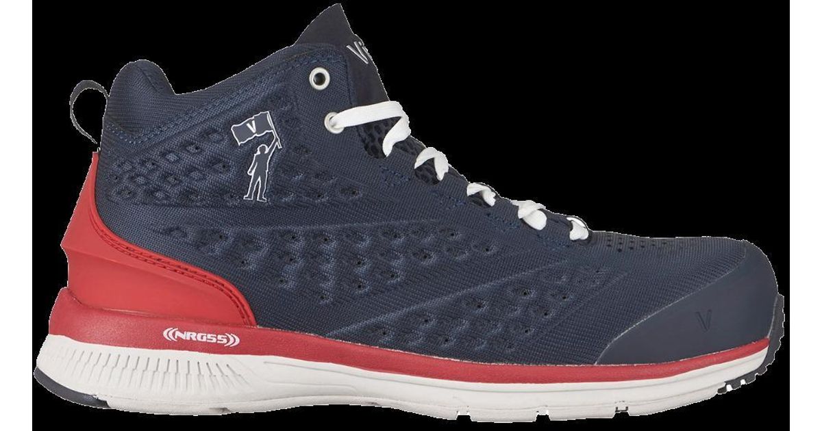 Vismo Adults Safety Steel Toe Cap Boot in Blue | Lyst UK