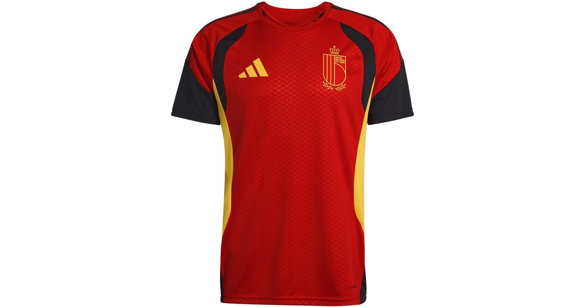 adidas Belgium Training Shirt World Cup 2026 in Red for Men | Lyst UK