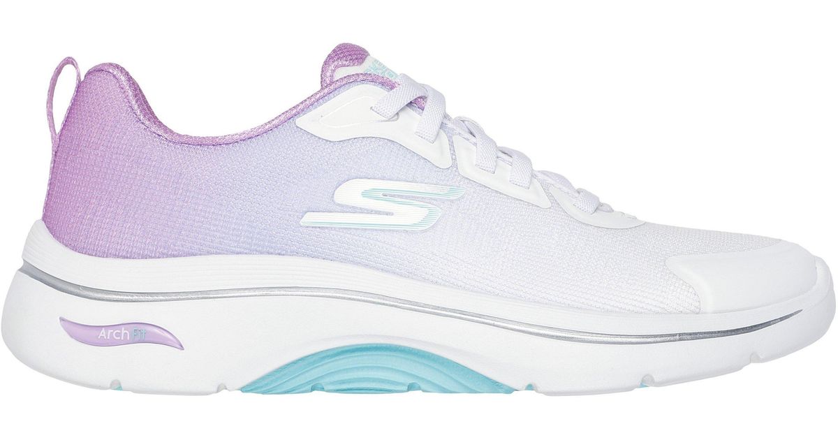 Skechers Go Walk Arch Fit Runners in Blue | Lyst UK