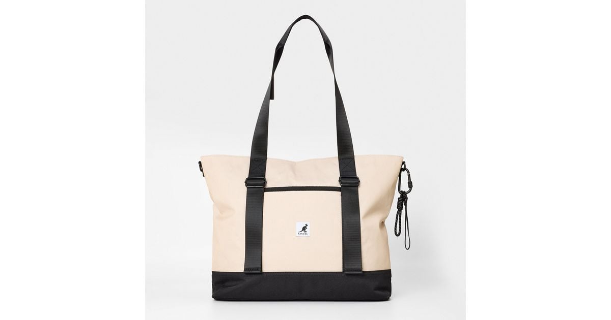 Kangol Weekend Tote Bag in Natural | Lyst UK