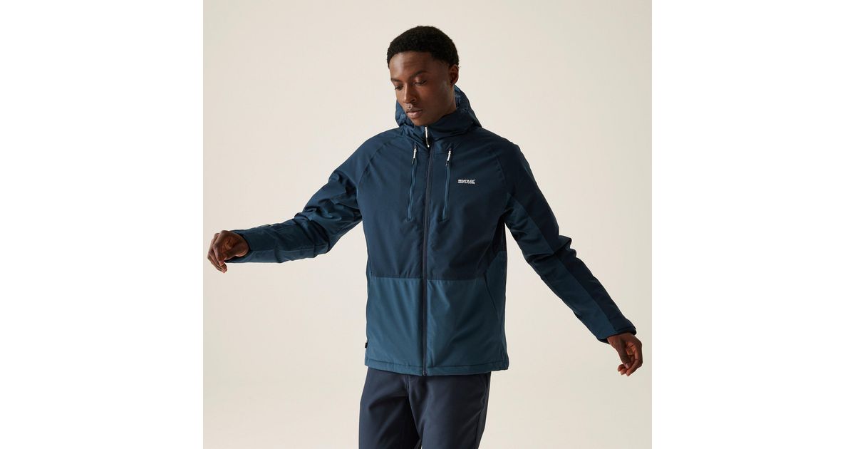 Regatta Highton Stretch Iii Waterproof Jacket in Blue for Men | Lyst UK