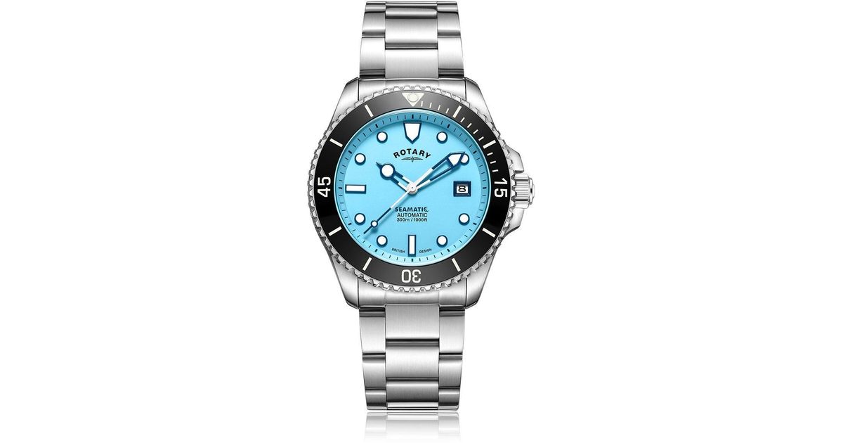 Rotary Seamatic Watch in Metallic for Men | Lyst UK