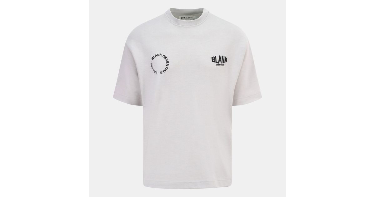 Blank Essentials Essentials Sports Jersey T-Shirt in White for Men ...