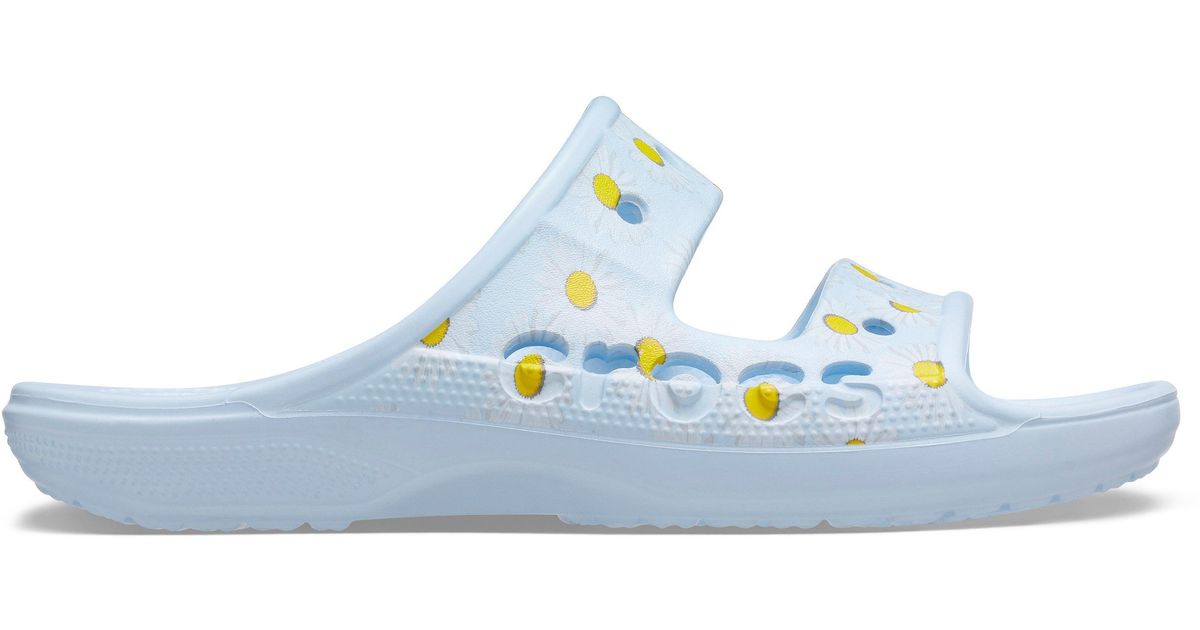 Crocs™ Baya Flat Sandals in Blue | Lyst UK