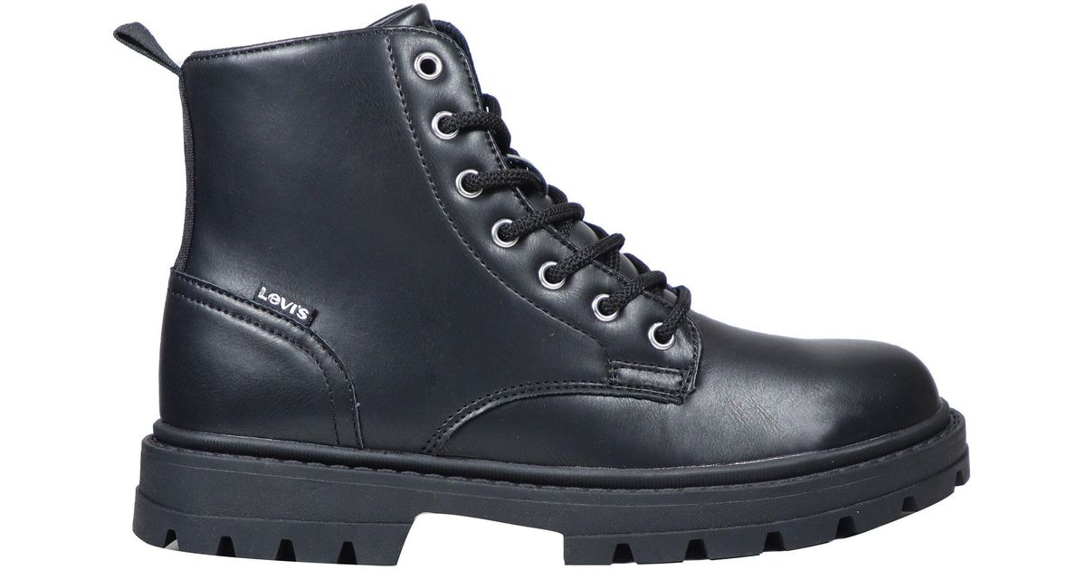 Levi's Refresh Biker Boots in Blue | Lyst UK