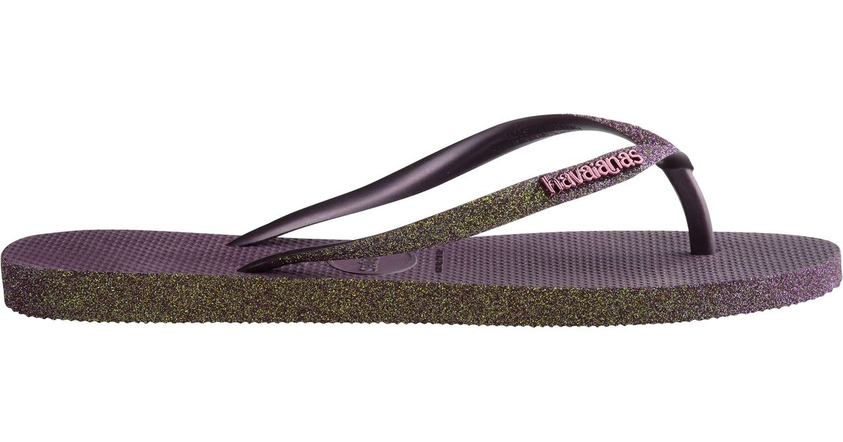 Havaianas Hav. Slim Sparkle Ii 33/3 Flip Flops in Brown | Lyst UK