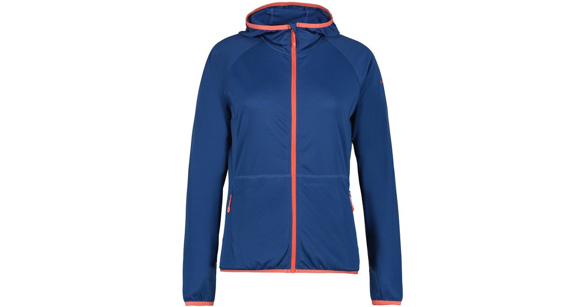 Icepeak Berka Hooded Full-Zip Fleece in Blue | Lyst UK