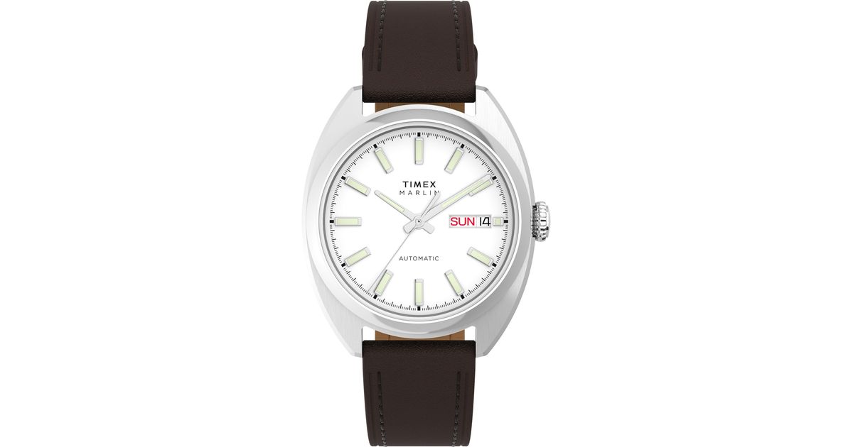 Timex Marlin Watch Sn63 in Black for Men | Lyst UK